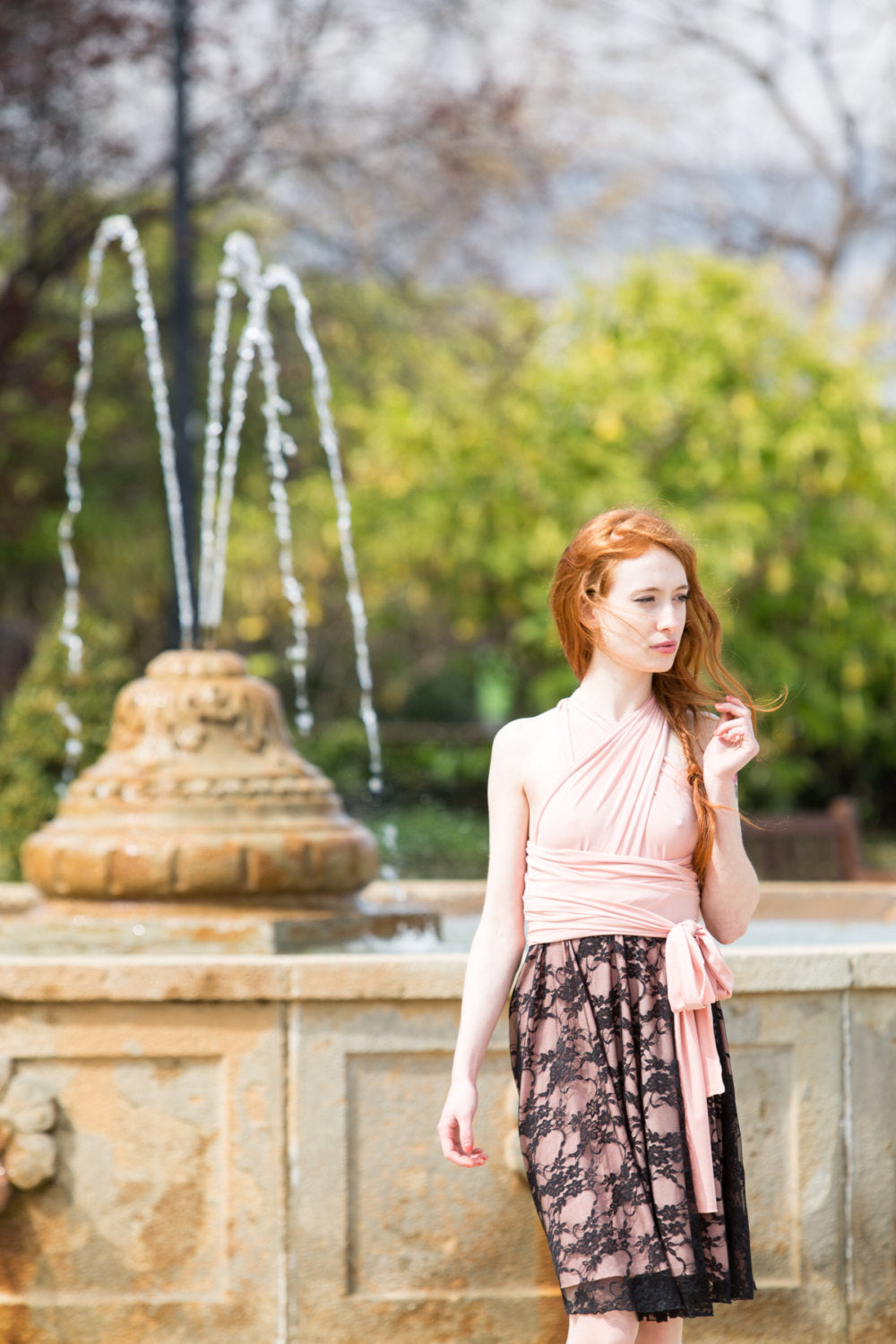 Short Bespoke Lace Prom Dress - Gala Vintage Rustic Short | mimetikbcn ...